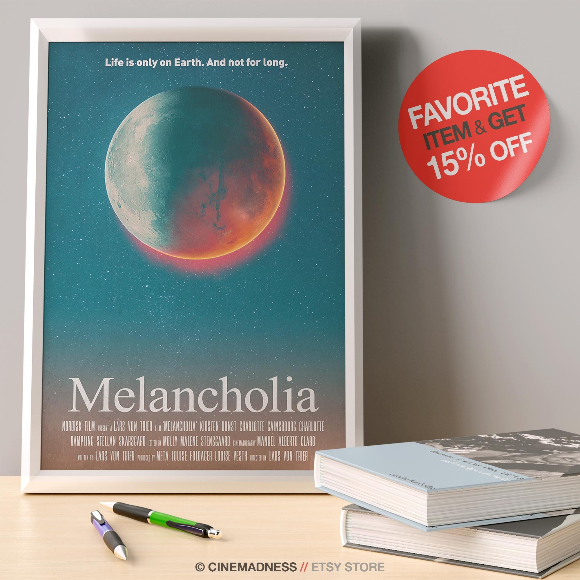 Melancholia by Lars Von Trier With Kirsten Dunst, Charlotte Gainsbourg ...