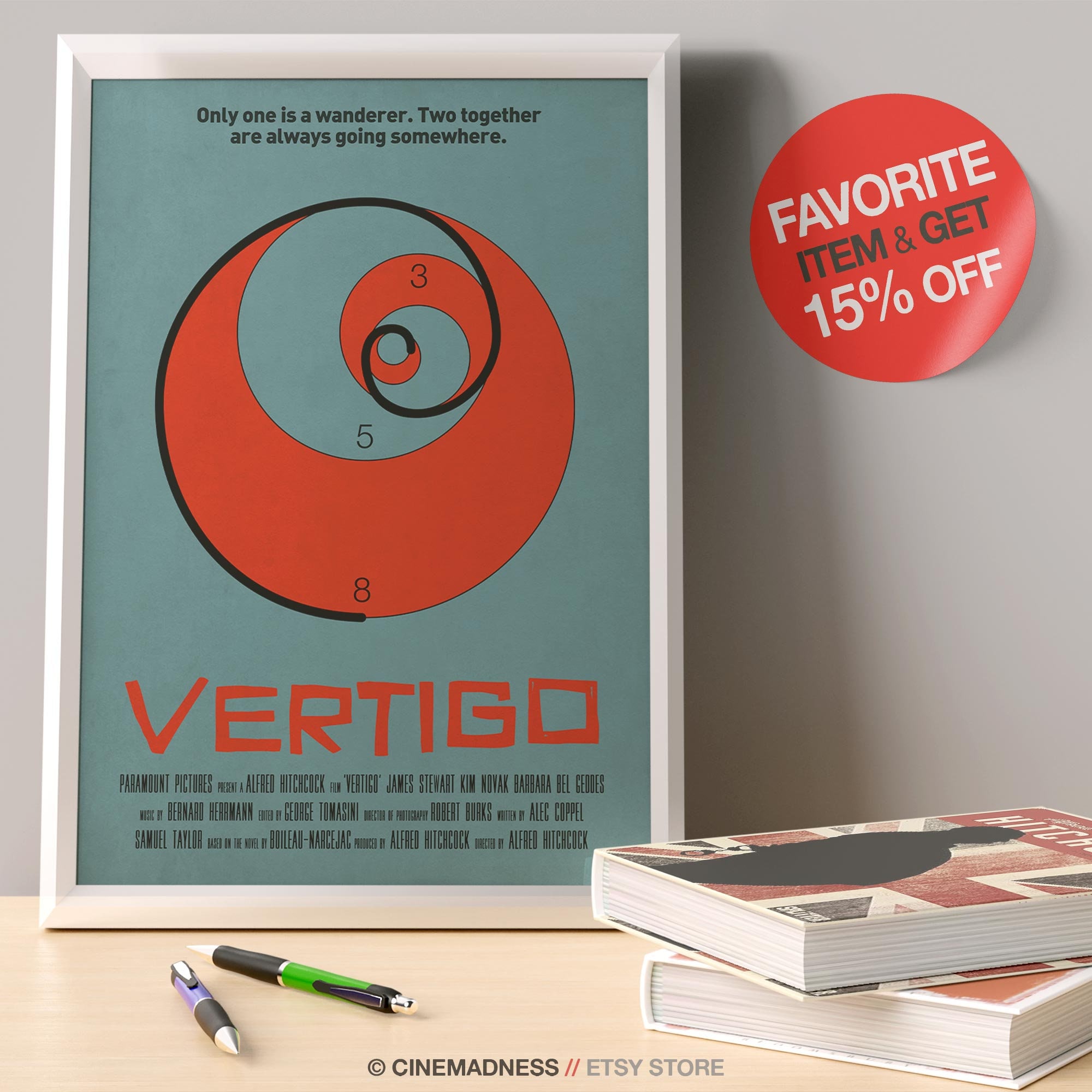 Vertigo Minimalist Poster