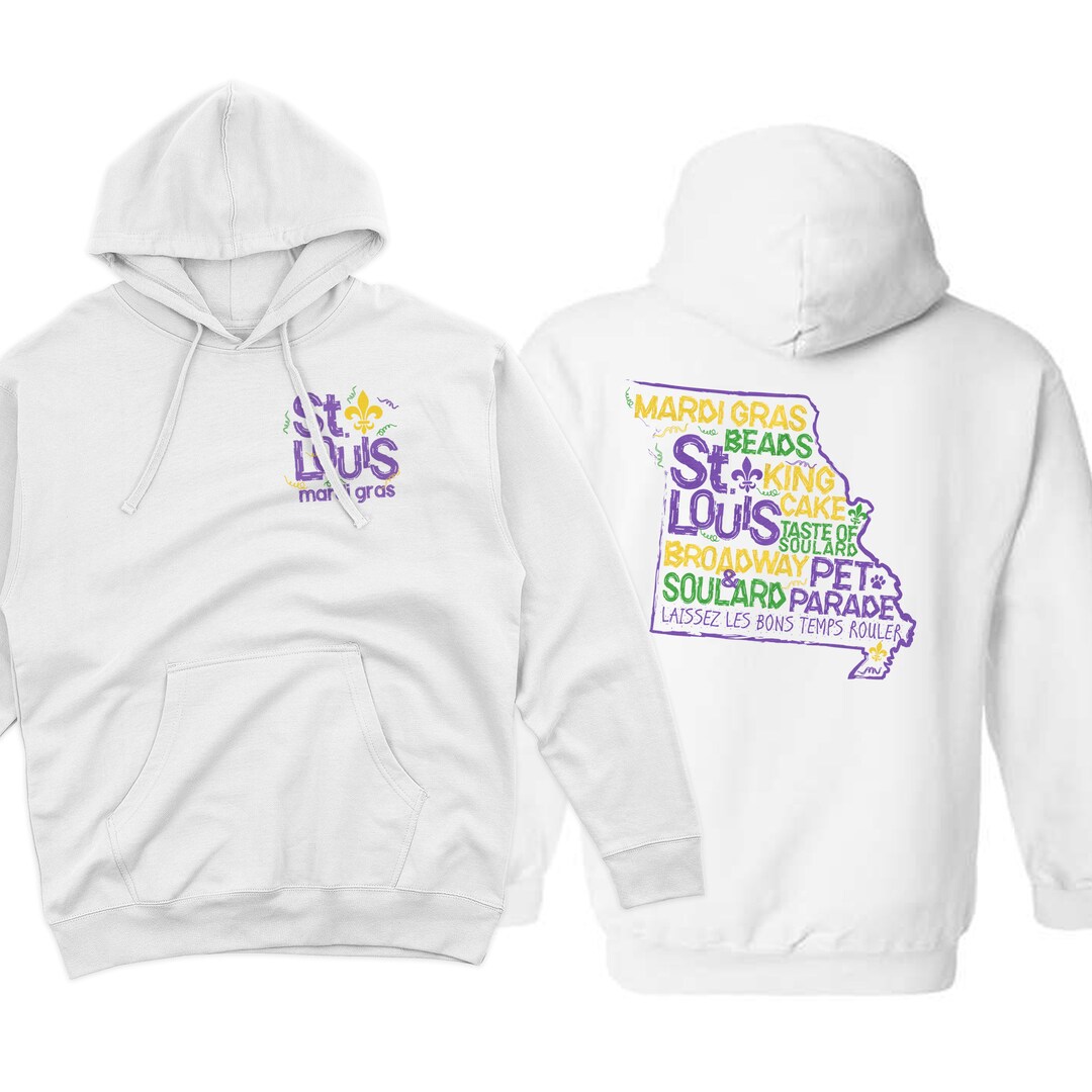 Mardi Gras St. Louis Sweatshirt | Taste of Soulard Unisex Crew Neck or ...