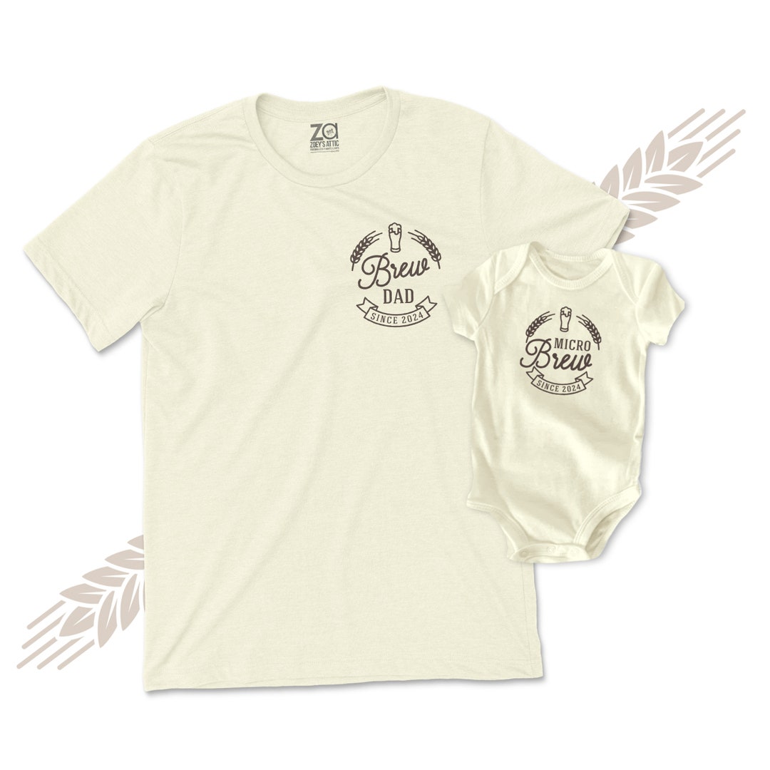 Brew Dad Micro Brew Father's Day Matching Dad and Kiddo Shirts Father's ...