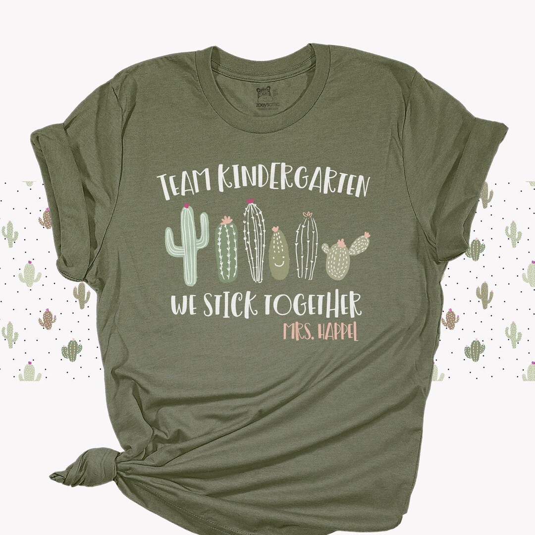 Cactus Team Teacher Shirts | Any Grade Team | Kindergarten Team ...