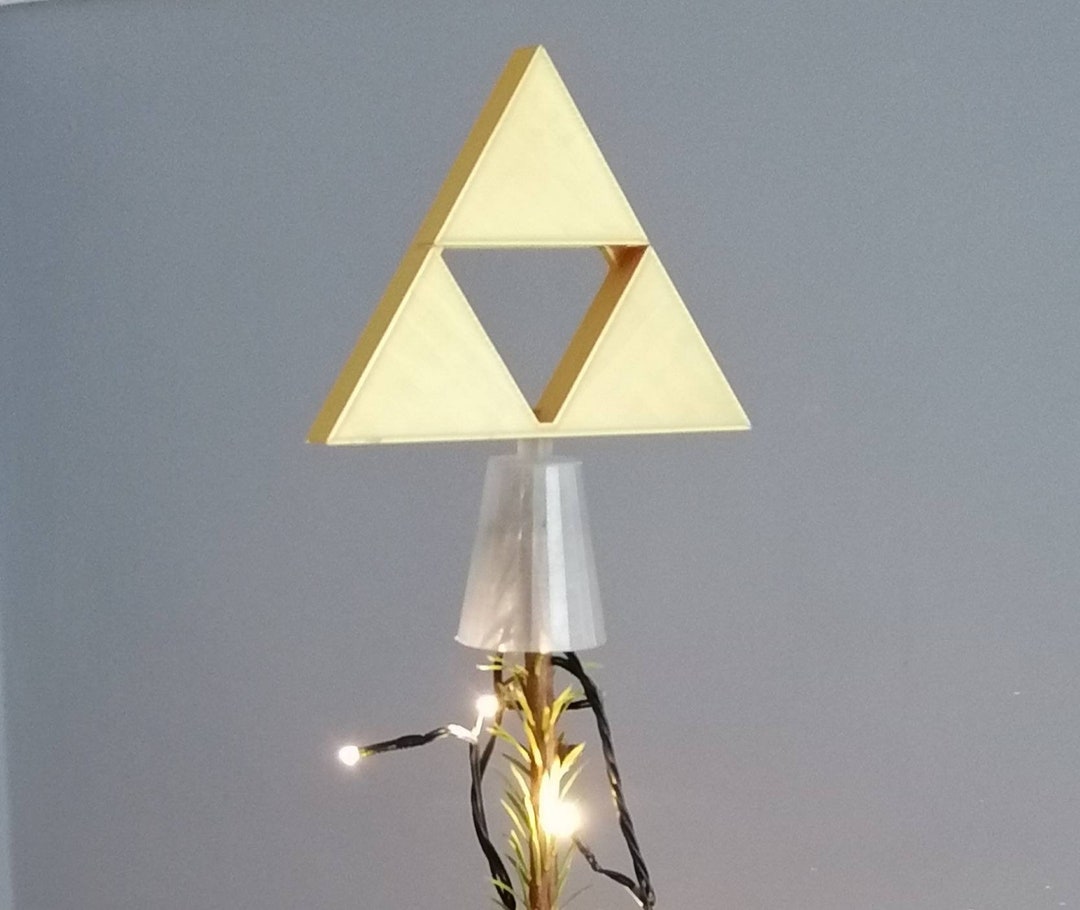 Legend of Zelda Triforce Christmas Tree Topper - Etsy