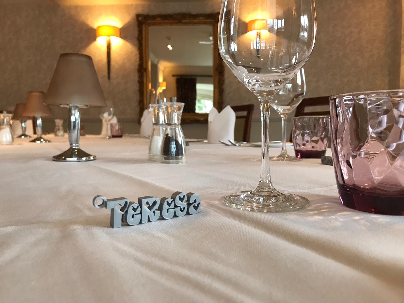 Wedding Table Place Names 3D Printed - Etsy