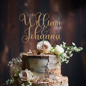 Gold Cake Topper for Wedding, Wedding Cake Toppers, Cake Topper Wedding ...