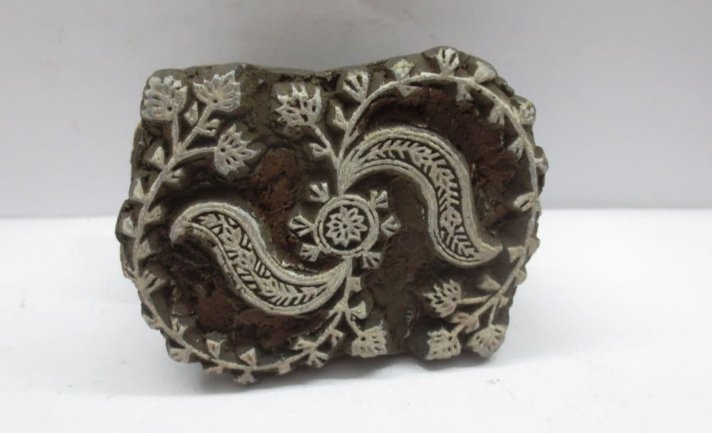 Antique FLORAL Design BUNTA MOTIF Fine Indian Wooden Hand Carved ...