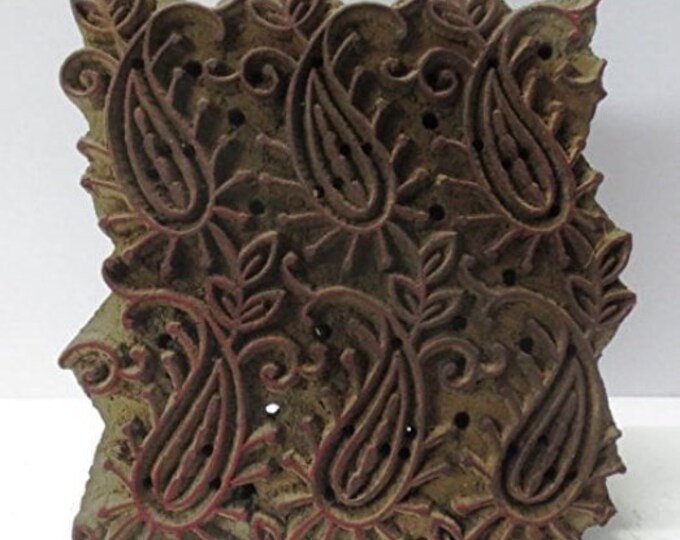 Hand Carved Block Printing Stamp Textile Printing Wooden Stamp for ...