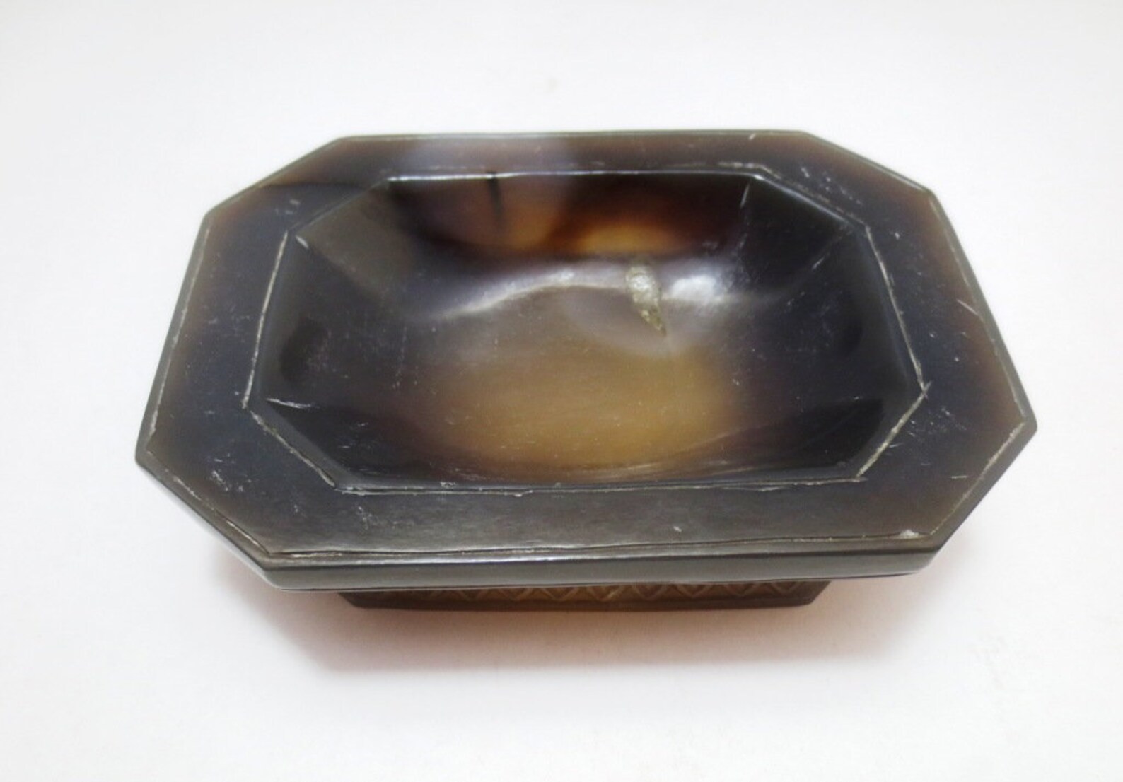 Antique Indian Mughal Art Hand Carved Large Agate Sulemani Haqeeq ...