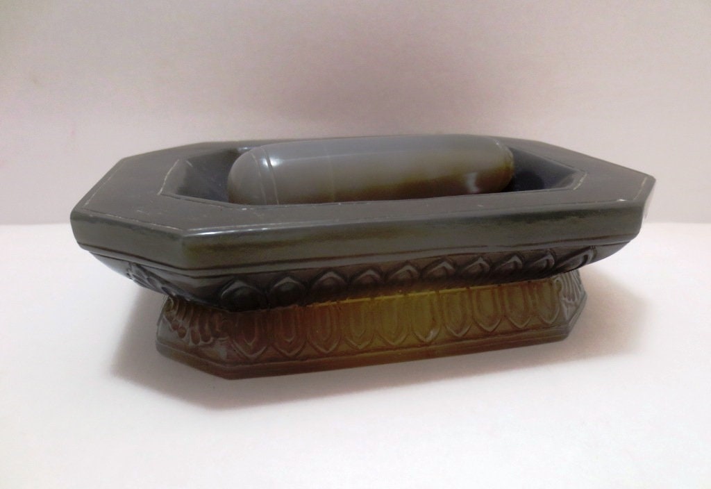 Antique Indian Mughal Art Hand Carved Large Agate Sulemani Haqeeq ...