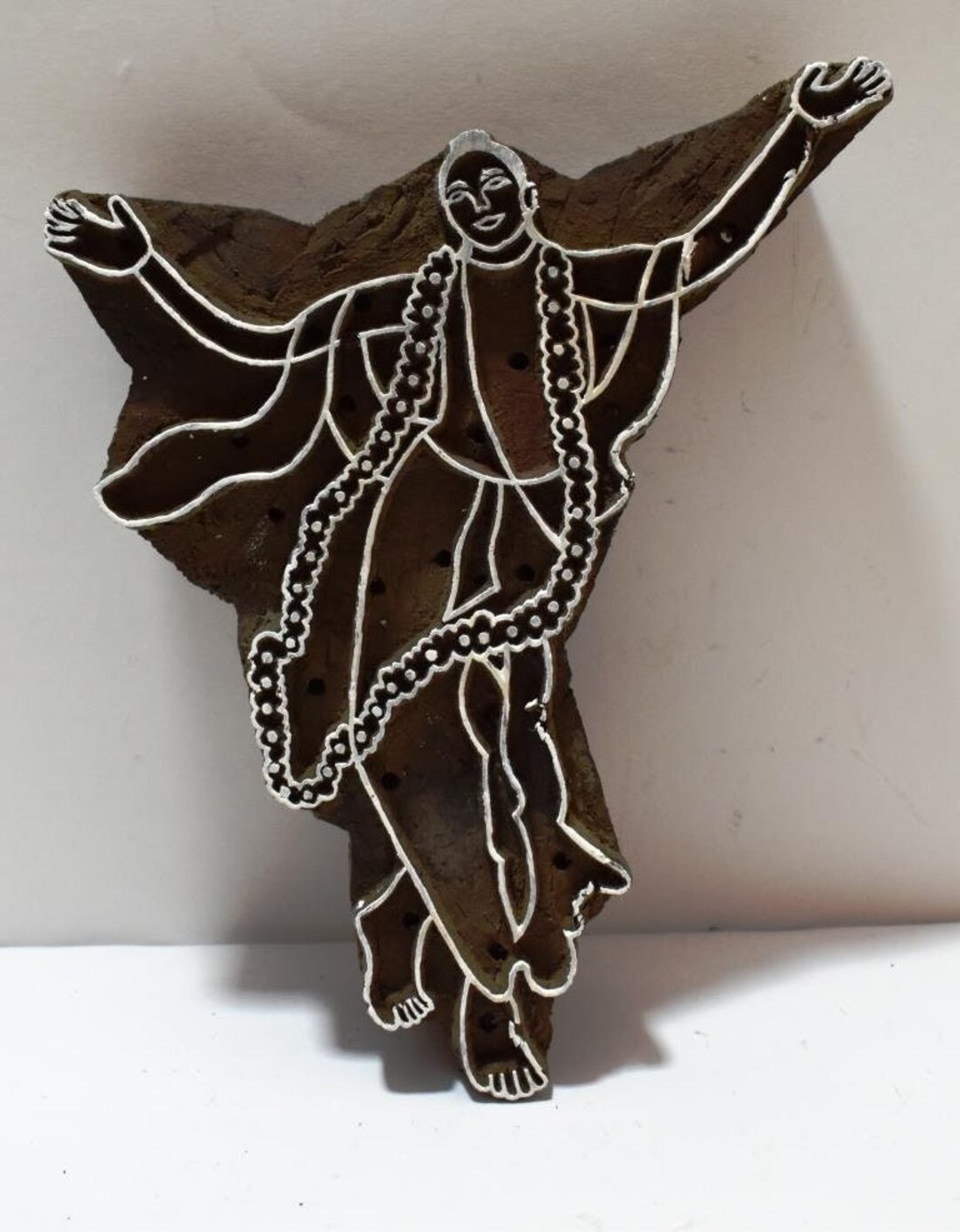 India Wood Block Ink Stamp Hand Carved Design Wooden Blocks Printing ...