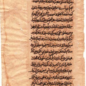 Antique Islamic Mughal Indian Painting Miniature Bird Eagle on ...