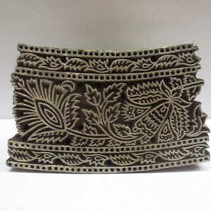 Antique DESIGN Hand Carved Wood Cut Textile Block Printing Stamp ...