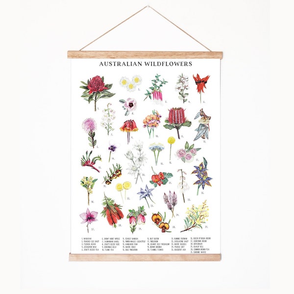Flower Poster - Etsy Australia