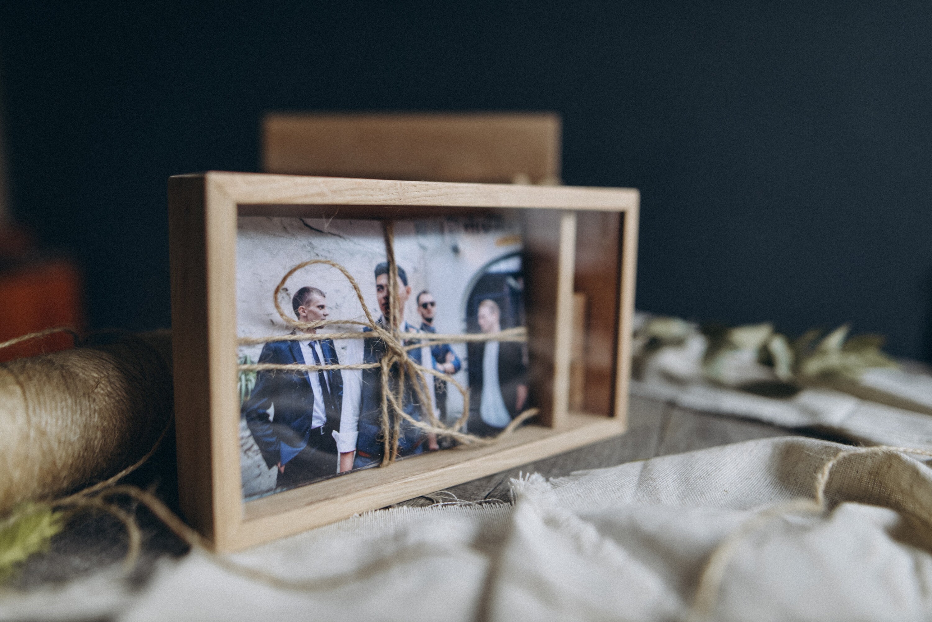 Wood Photo Box for Photo 5x7 & USB Box Holder - Etsy