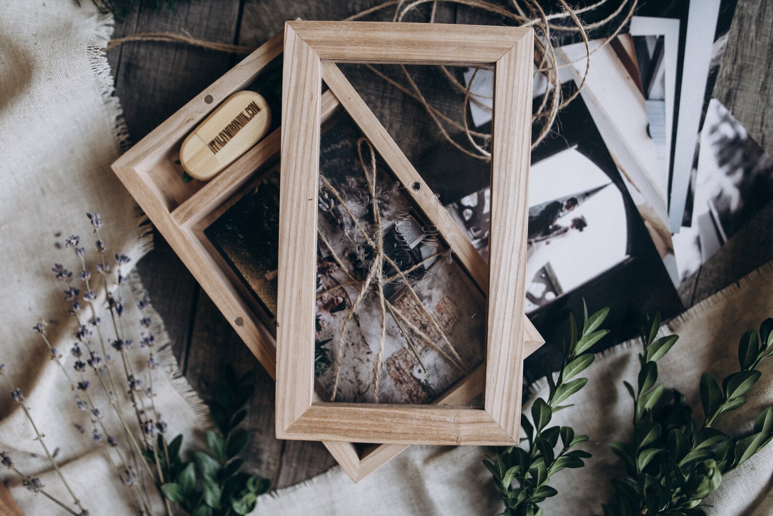 Wood Photo Box for Photo 4x6 & USB Box Holder 4x6 - Etsy