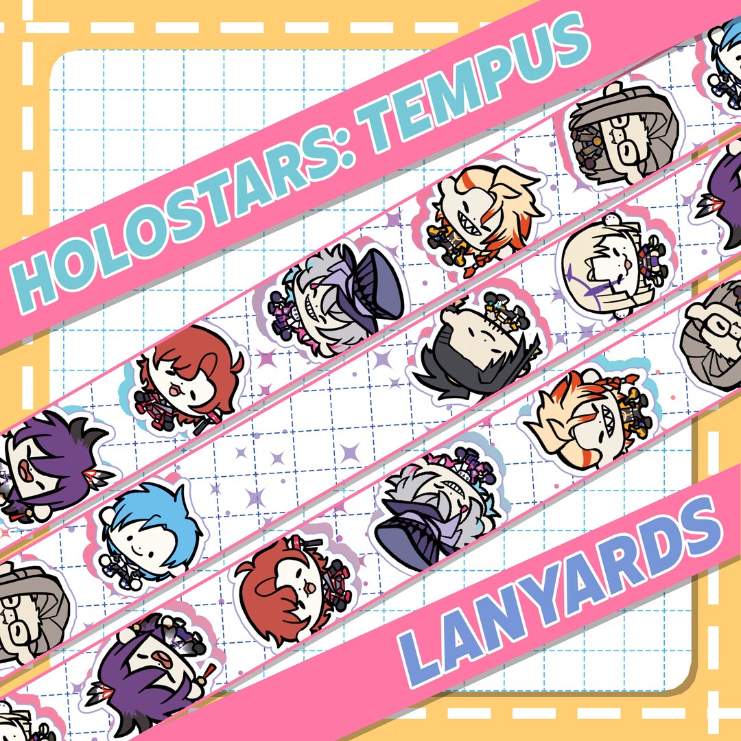 Holo Tempus Squish Lanyard Holostars EN Altare Magni Vesper Axel Bettel ...