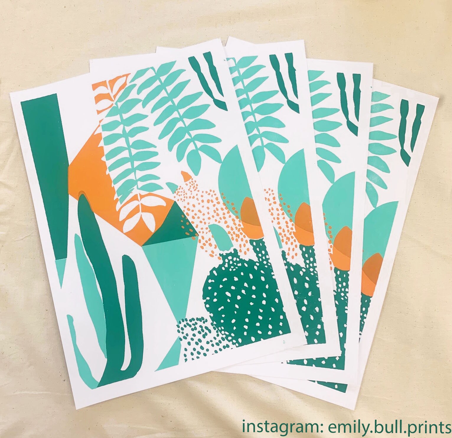 A3 SCREEN PRINT. 3 Layer Registered Screen Print. Original and - Etsy