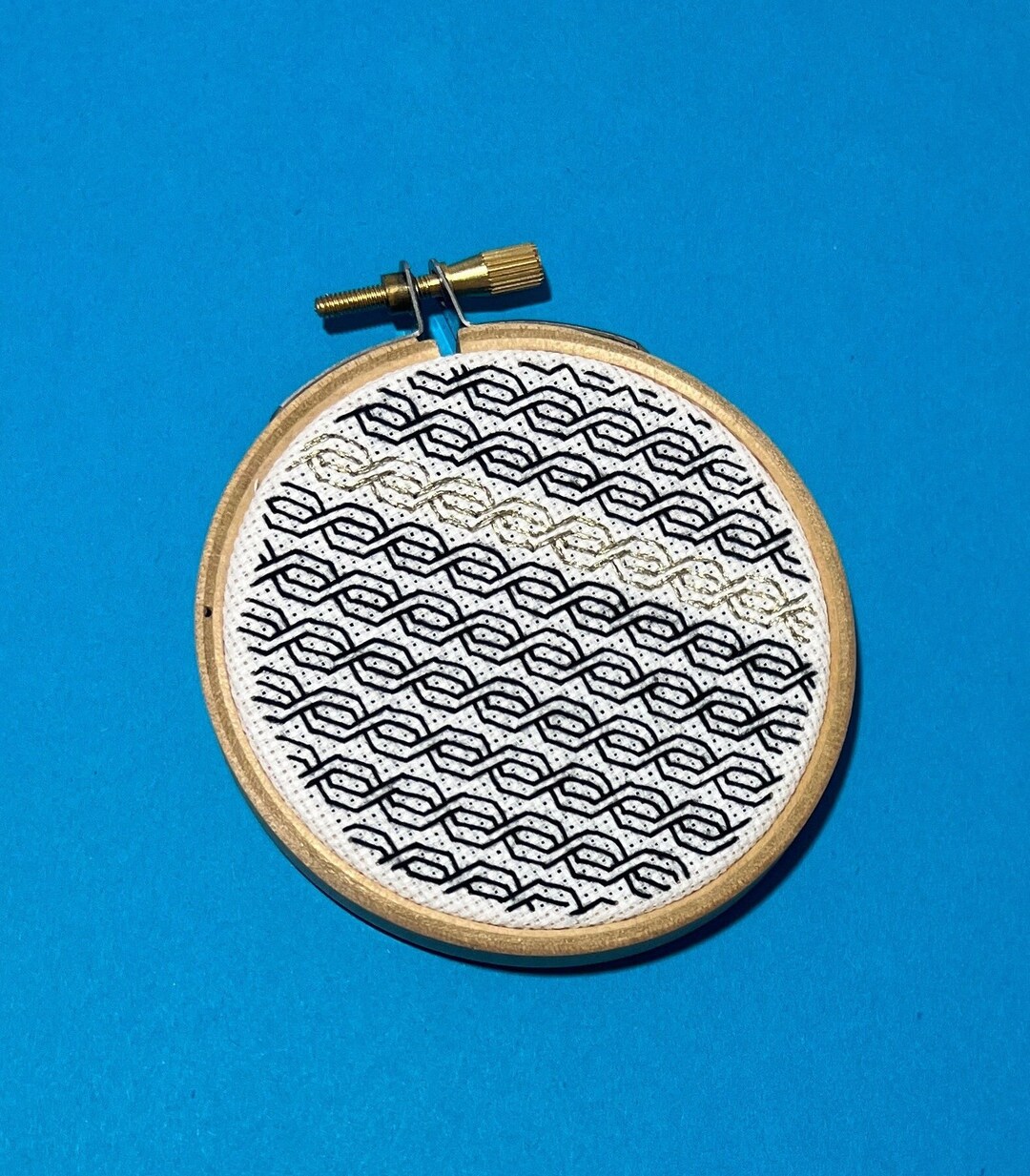 Instant Download Pdf Modern Blackwork Pattern and Instructions. Modern ...