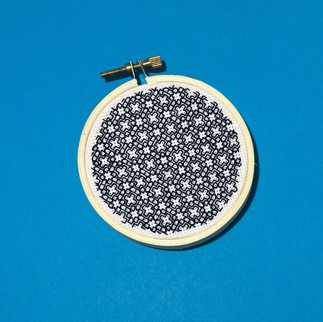 Roman Cobbles - Modern Geometric Blackwork Pattern - Instant Download ...