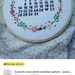 Custom Cross Stitch Calendar Pattern: Ditsy Floral Wreath (digital ...