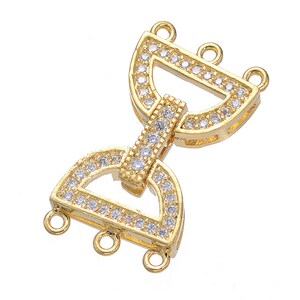 High Quality 5pcs Shiny Zircon Clasp,crystal Rhinestone Clasps,necklace ...