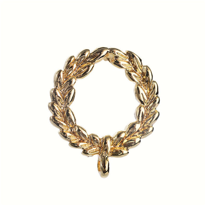 10pcs 24K Real Gold Plated Garland Earring Studround Brass - Etsy