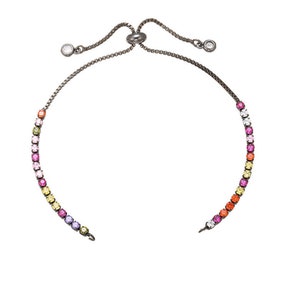 5pcs Brass Box Chain,sliding Adjustable Bracelet Chain,multicolor ...