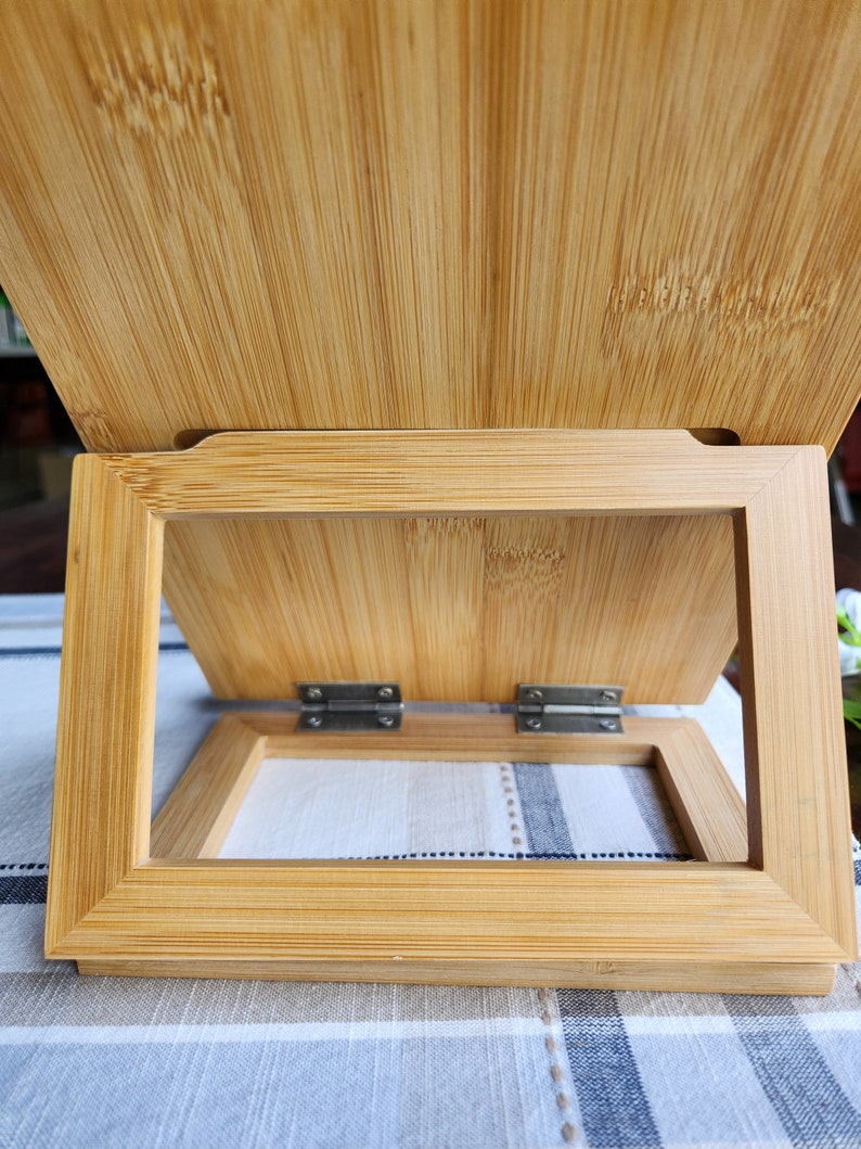 Bamboo Chef's Easel, Cookbook Stand, iPad Tablet Holder, Imperial ...