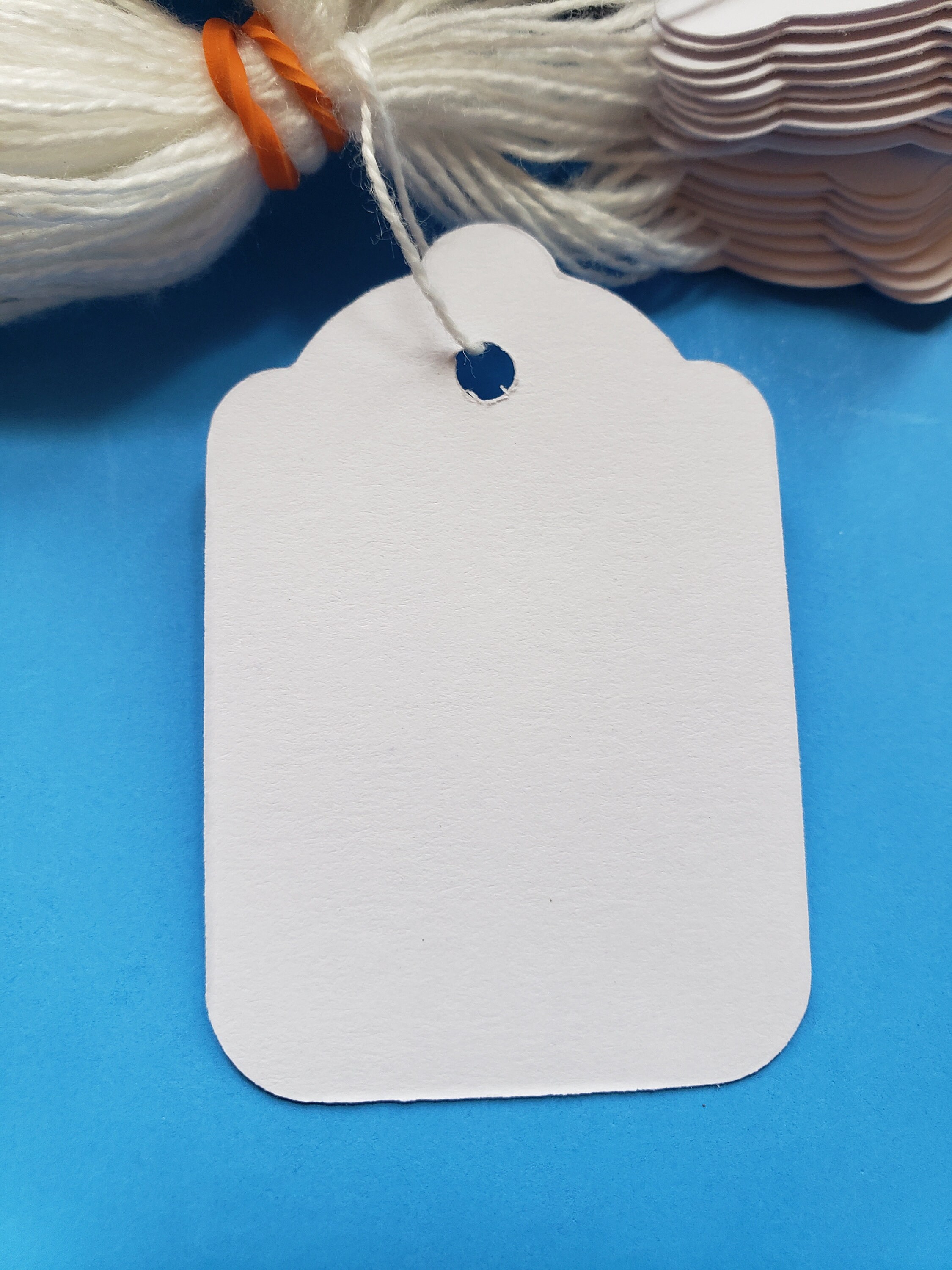 Blank White Merchandise Price Tags, Size #1, #2, #3, #4, #5, #6, #7, #8 ...