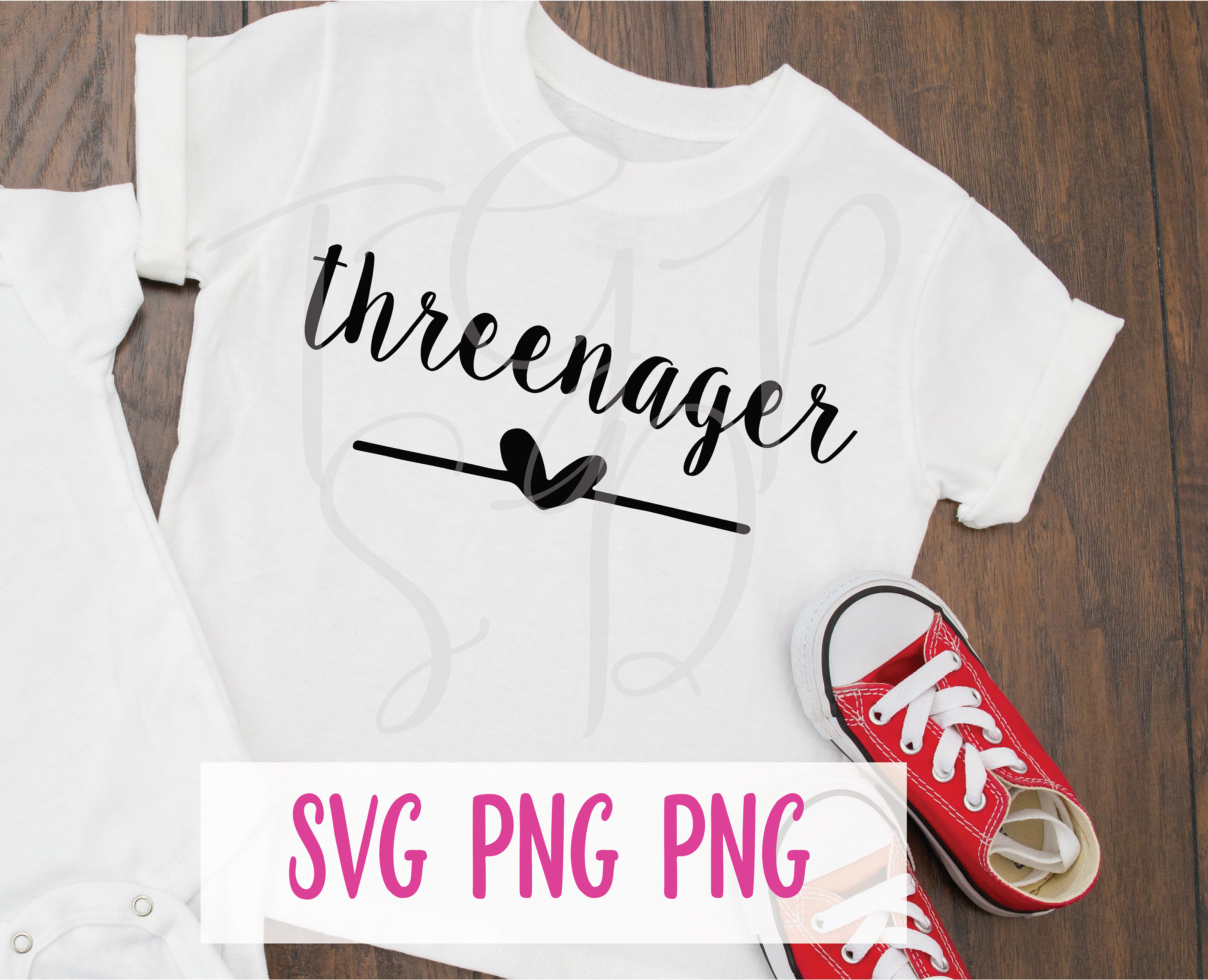Threenager SVG File Third Birthday Design SVG File for Cricut | Etsy