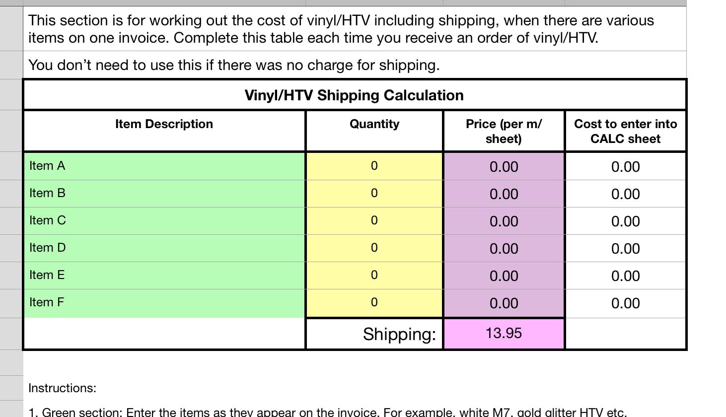 UPDATED Vinyl Project Pricing Calculator for Small Business - Etsy