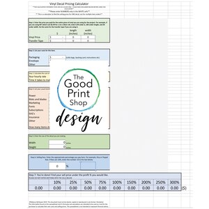 Vinyl Decal Pricing Calculator for Small Businesses - Vinyl Decal Price ...