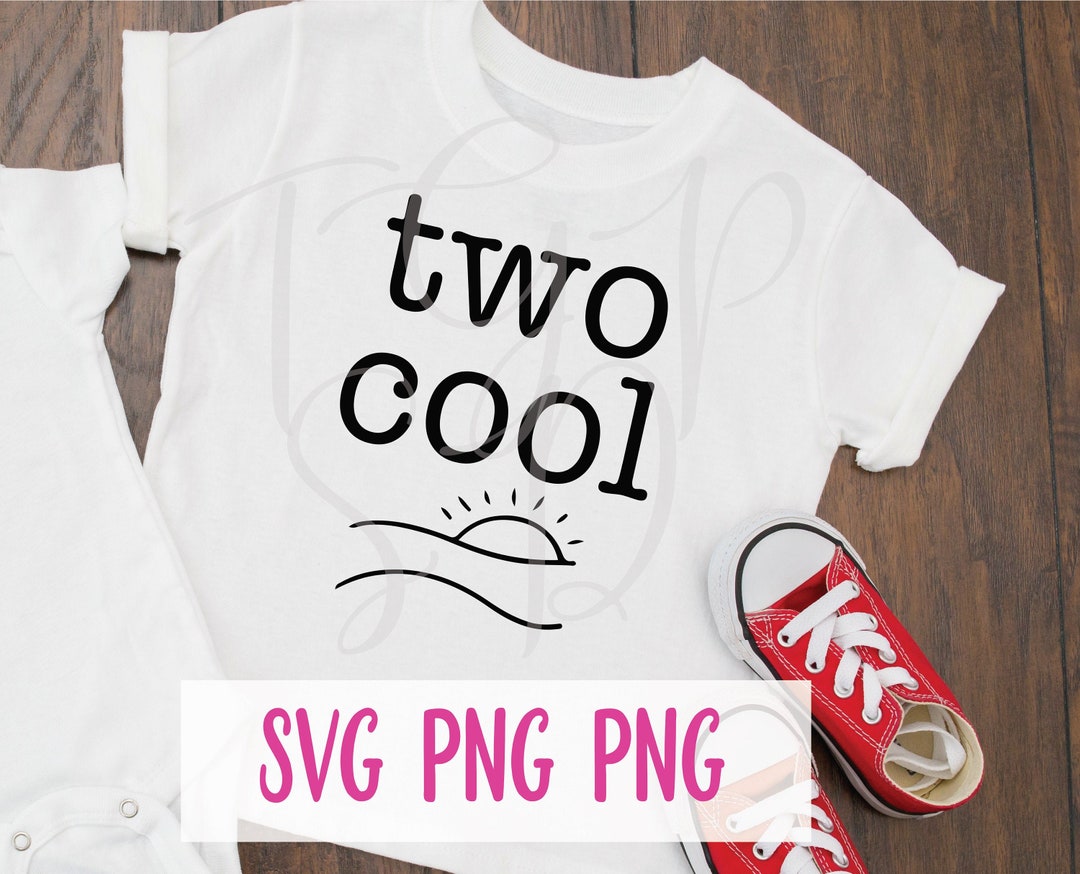 Two Cool SVG File Second Birthday Design SVG File for Cricut or ...