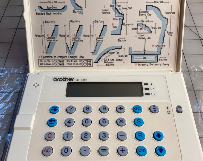 Brother Knitting Calculator Model KA-3000 - Etsy