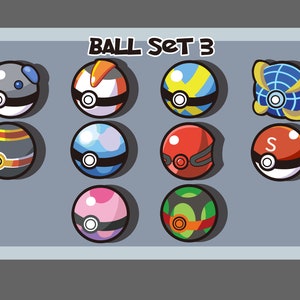 26 Pokeball Throwable Assets - Etsy