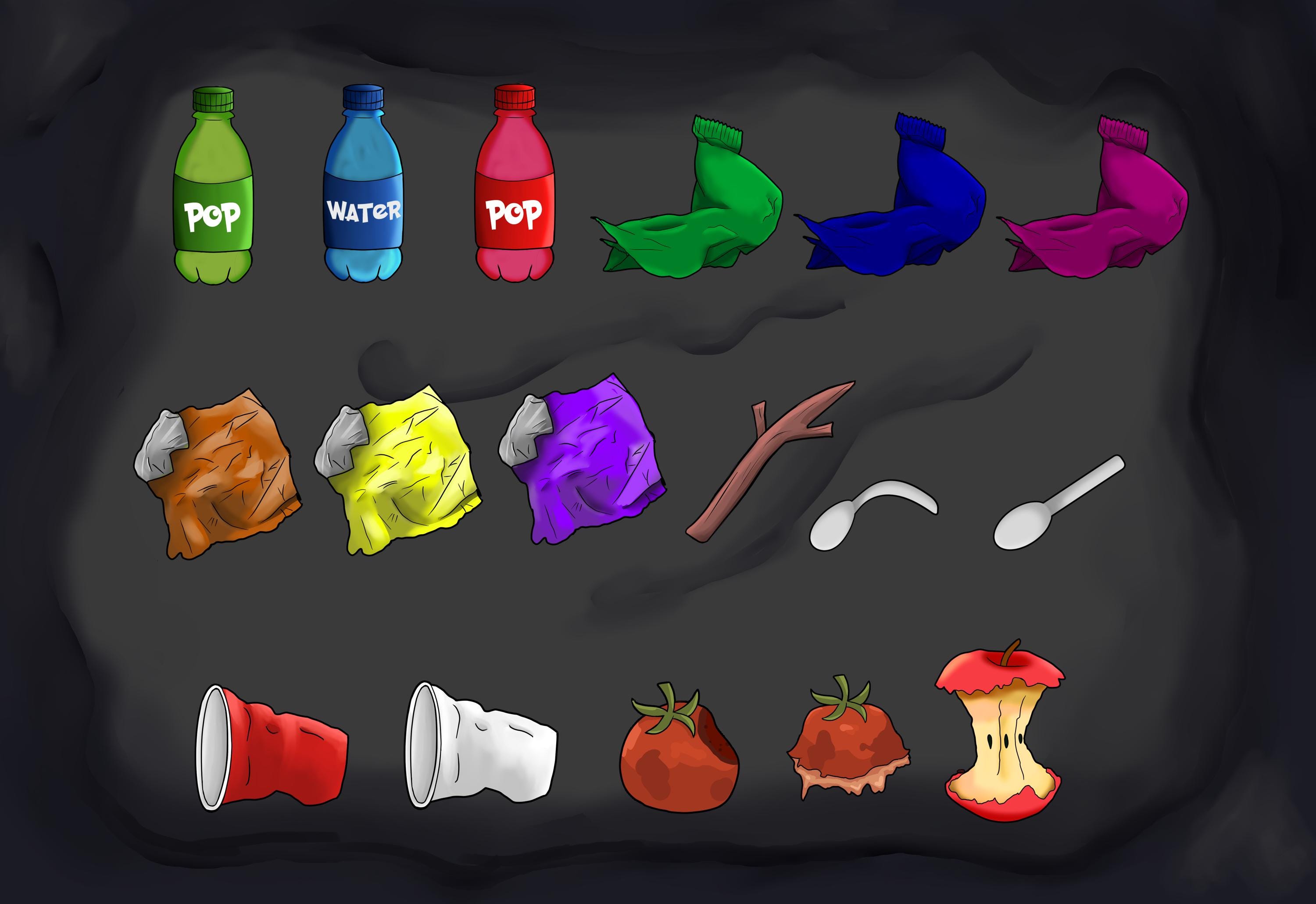 17 Trash Throwable Assets - Etsy