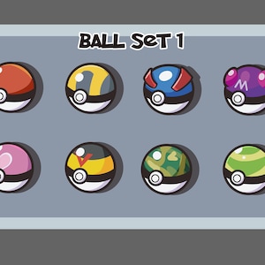 26 Pokeball Throwable Assets - Etsy