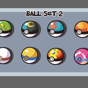 26 Pokeball Throwable Assets - Etsy