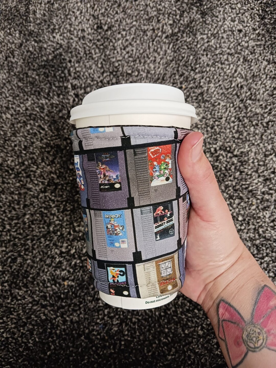 Old School Video Game Insulated Coffee Cozy 80s Video Games Iced or Hot ...