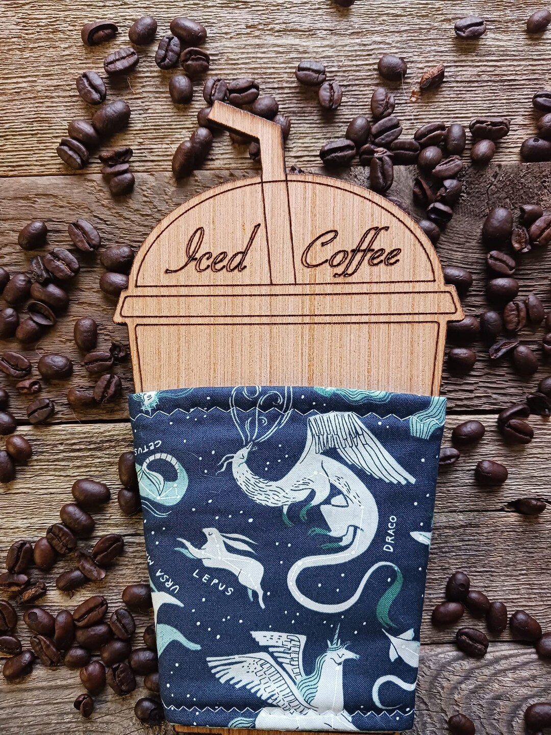 Constellations Iced Coffee Cozy Astrological Inspired to Go Cup Cozy ...