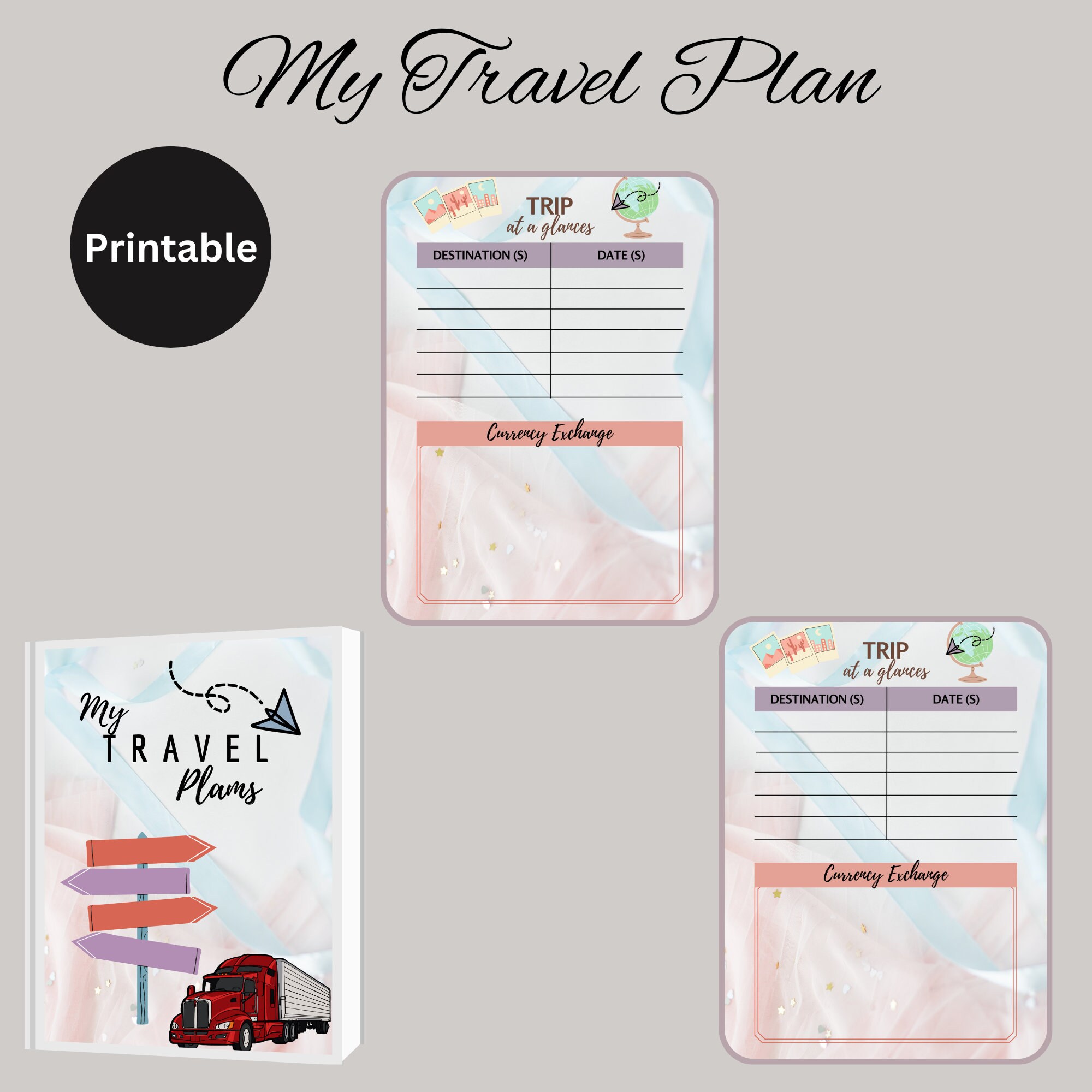 Printable Trucking Pre-trip Checklist and Trip Planning for Truck ...