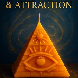 Pyramid of Power Candle – Abundance, Power, Insight - Etsy