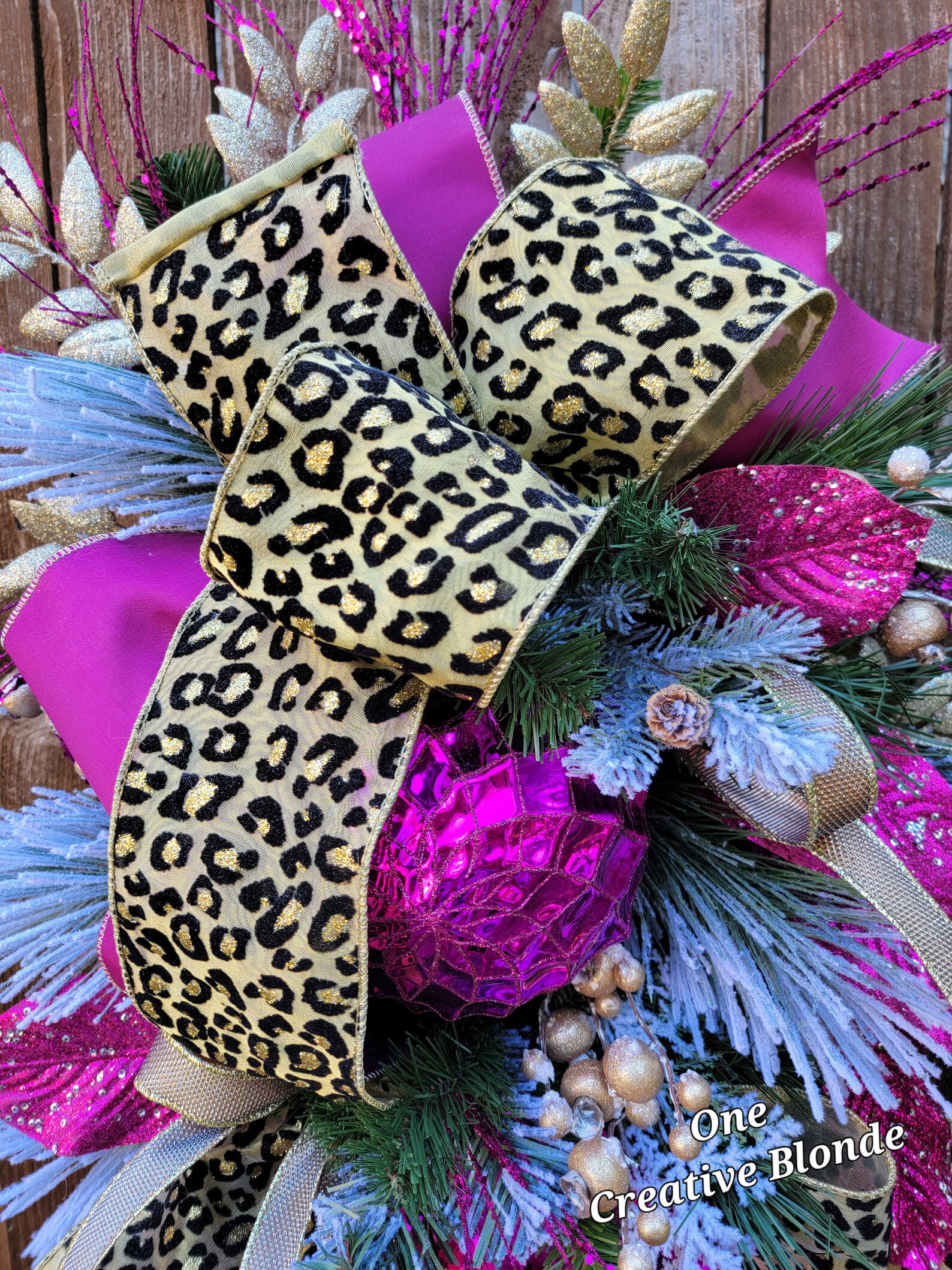 Glam Christmas, Cheetah Christmas, Pink Christmas, Christmas Glam ...