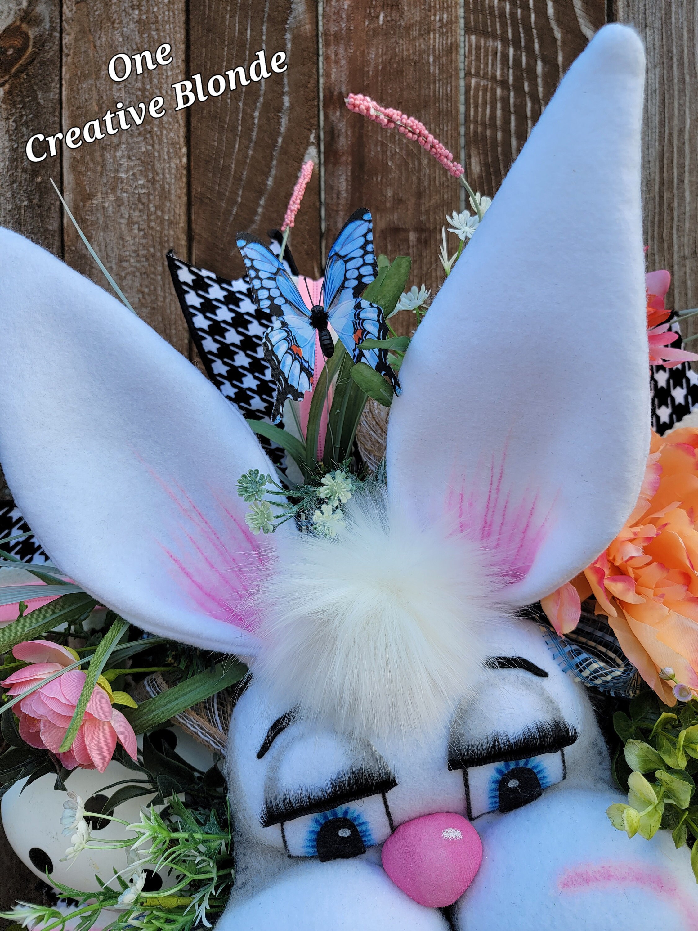 Easter Bunny, Easter Wreath, Easter Decor, Spring Wreath, Spring Decor ...