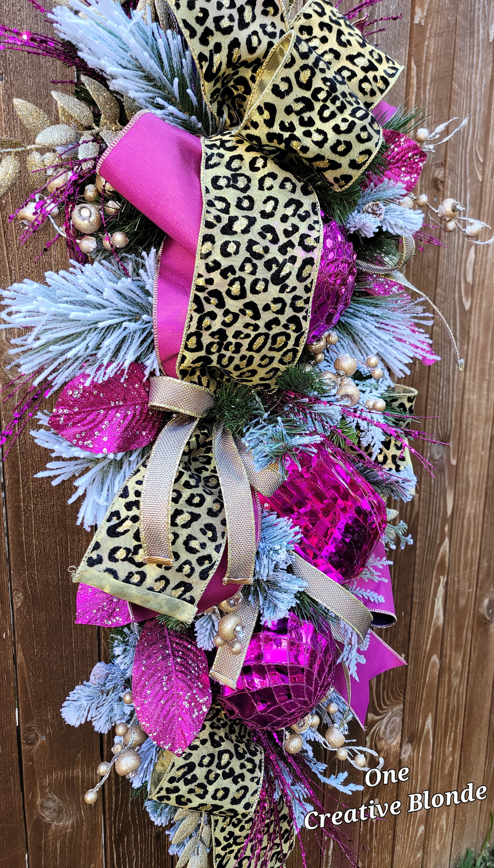 Glam Christmas, Cheetah Christmas, Pink Christmas, Christmas Glam ...