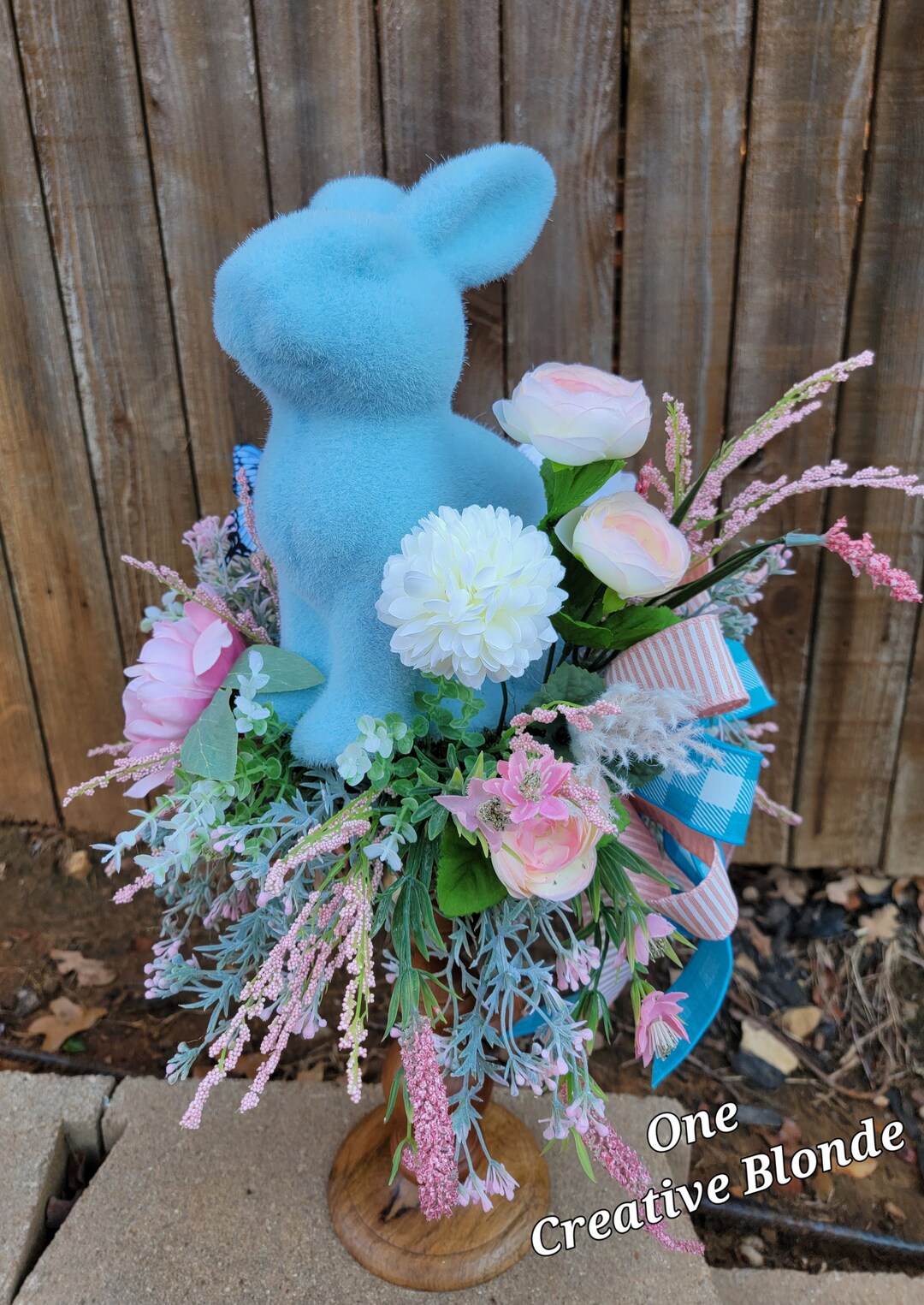Bunny Decor, Peter Cottontail, Bunny Arrangement, Table Top, Spring ...