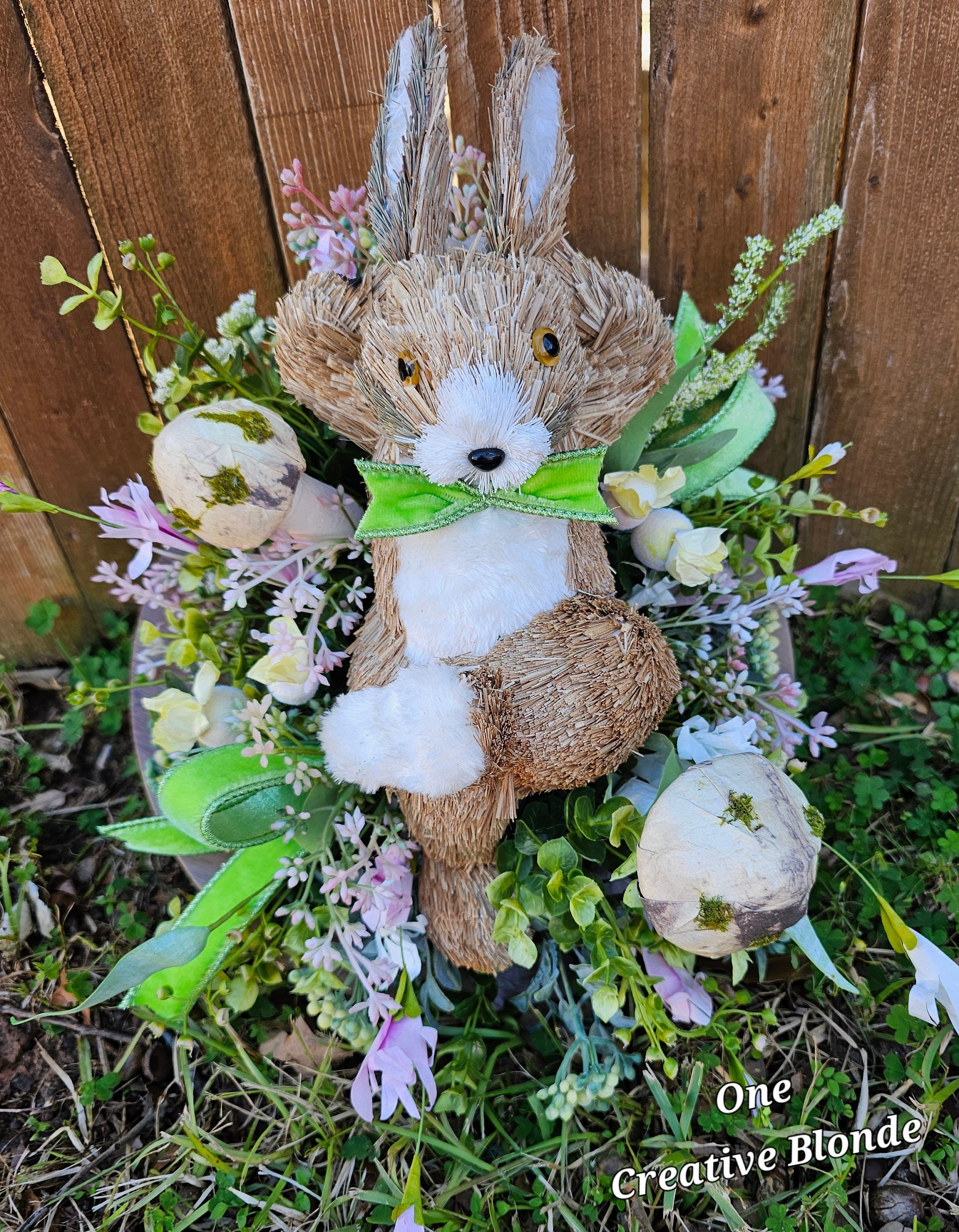 Easter Decor, Easter Arrangement, Bunny Decor, Bunny Arrangement ...