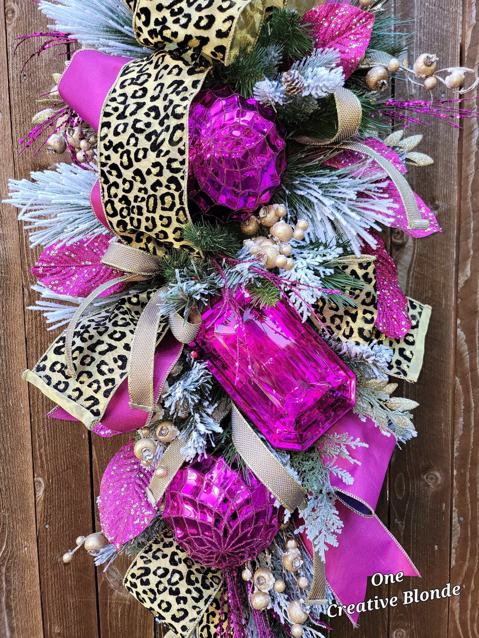 Glam Christmas, Cheetah Christmas, Pink Christmas, Christmas Glam ...