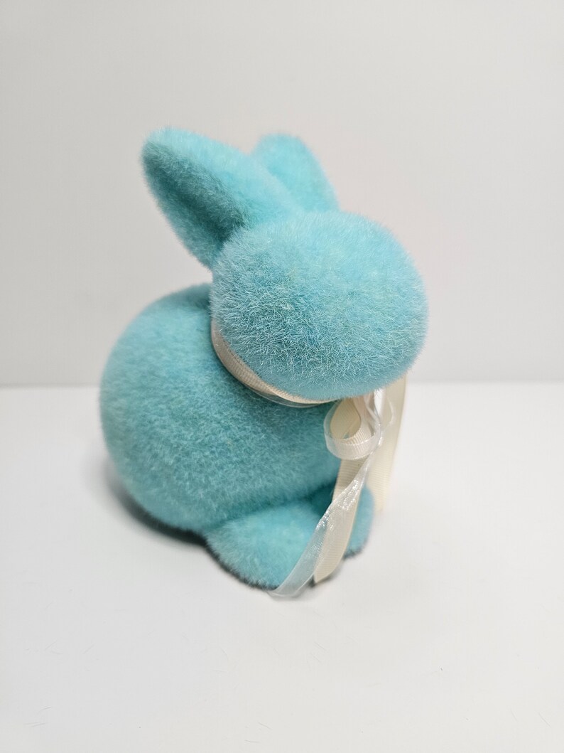 Flocked Bunny, Flocked Rabbit, Easter Bunny, Easter Rabbit, Easter ...