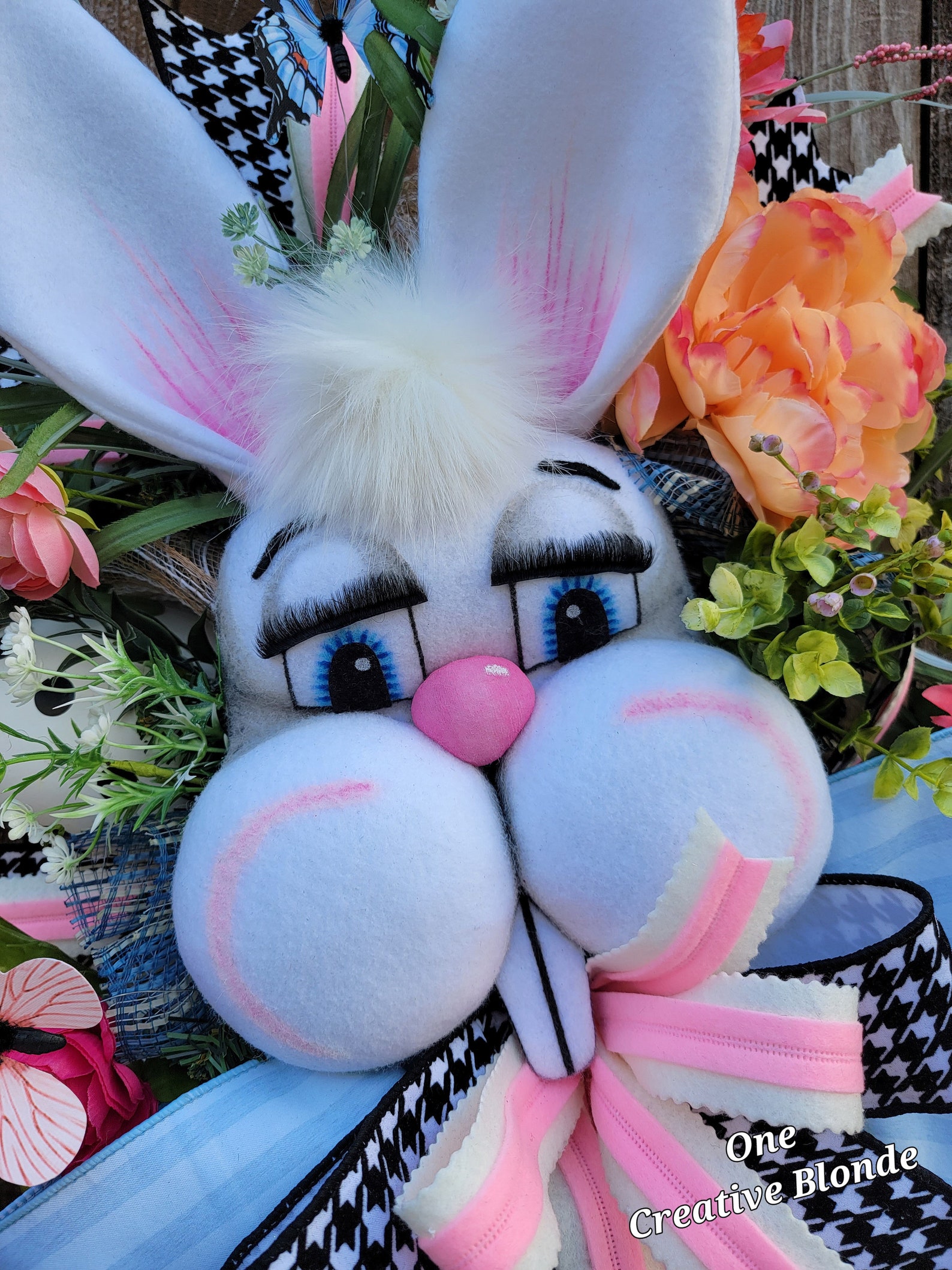 Easter Bunny, Easter Wreath, Easter Decor, Spring Wreath, Spring Decor ...