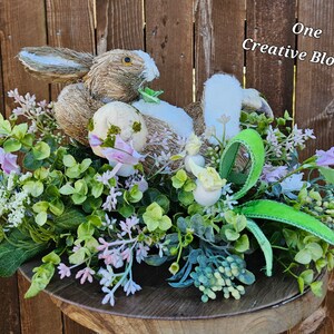 Easter Decor, Easter Arrangement, Bunny Decor, Bunny Arrangement ...